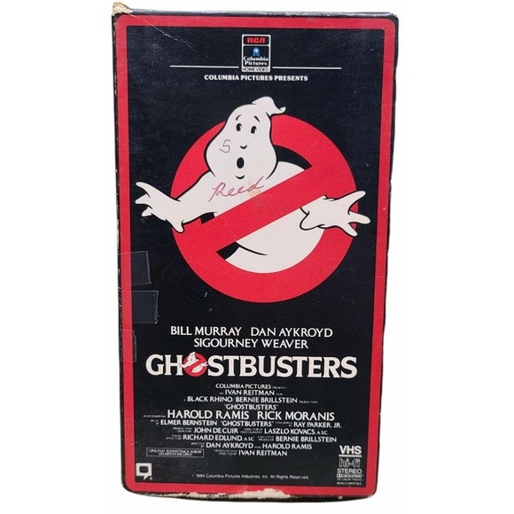 other | Media | Ghostbusters Vhs 985 Original Release Movie No Barcode ...
